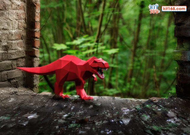 Khủng long bạo chúa T-rex Low Poly - Kit168 - Shop Đồ Chơi Mô Hình Giấy ...