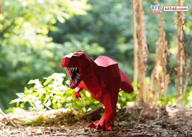 Khủng long bạo chúa T-rex Low Poly - Kit168 - Shop Đồ Chơi Mô Hình Giấy ...