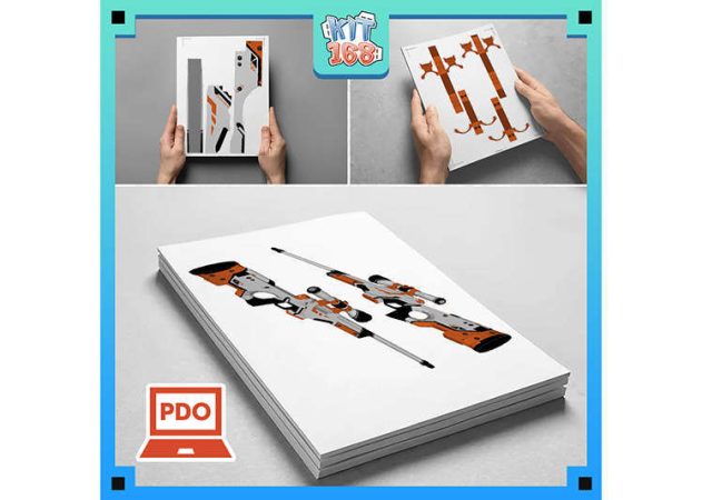 AWP - CSGO (1:1) - Kit168 - Shop Đồ Chơi Mô Hình Giấy Papercraft Toy