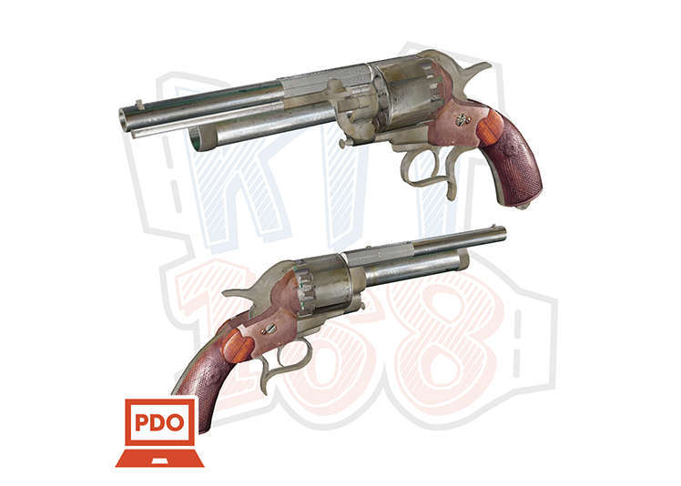 LeMat Revolver (1:1) - Kit168 - Shop Đồ Chơi Mô Hình Giấy Papercraft Toy